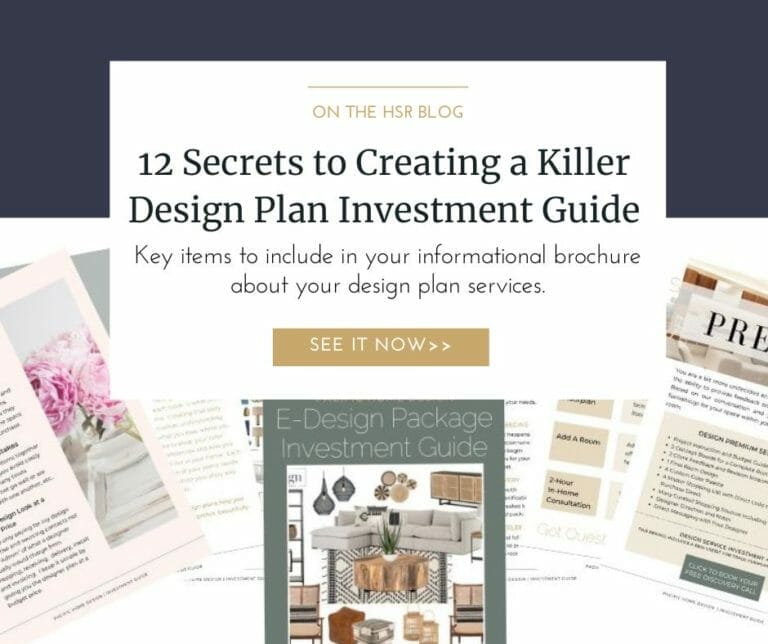 12 Secrets to Creating a Killer Design Investment Guide